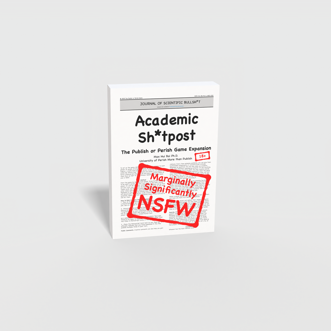 Publish or Perish: A Humorous Party Game about Academic Publish